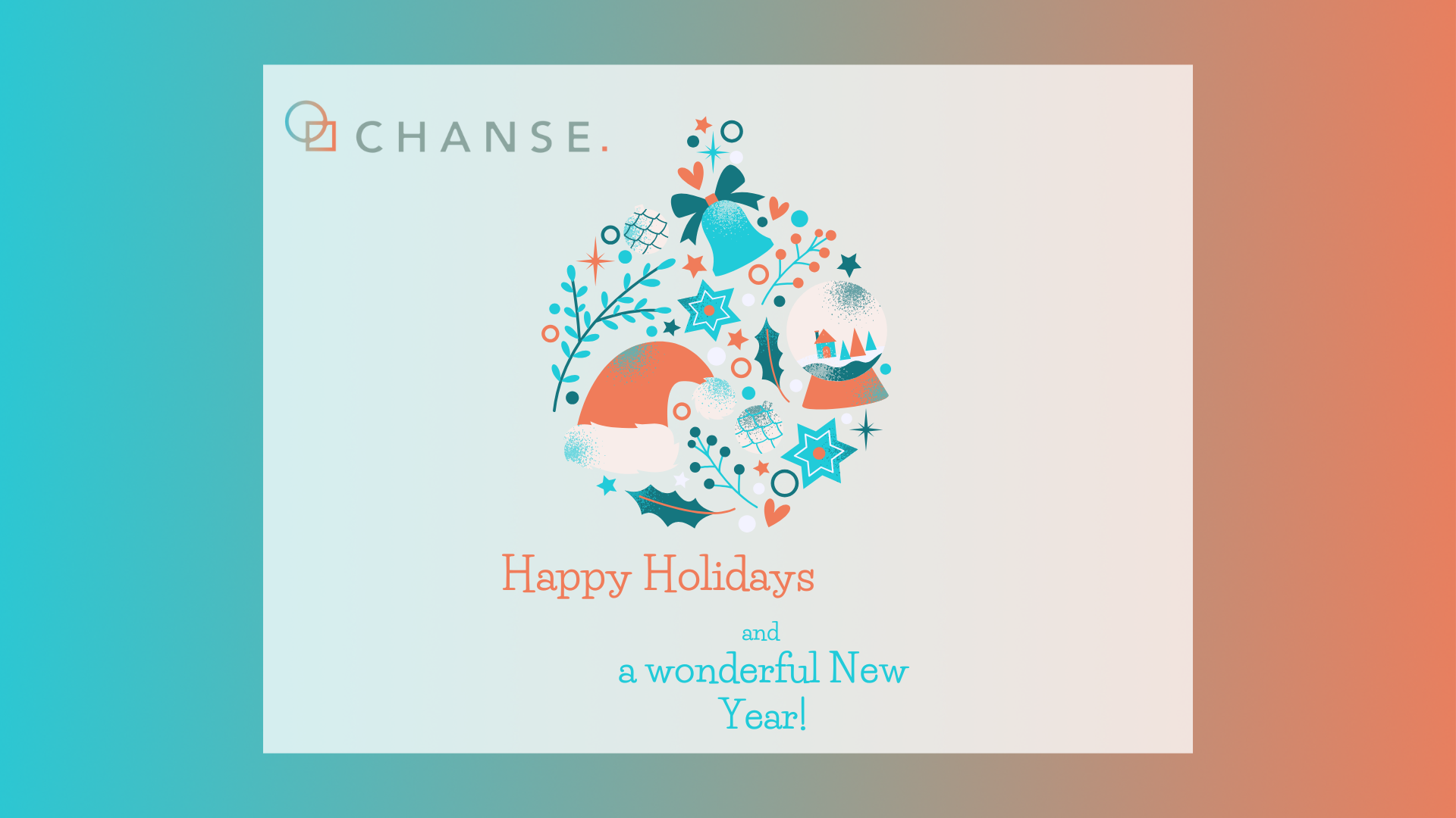 Seasonal greetings – CHANSE